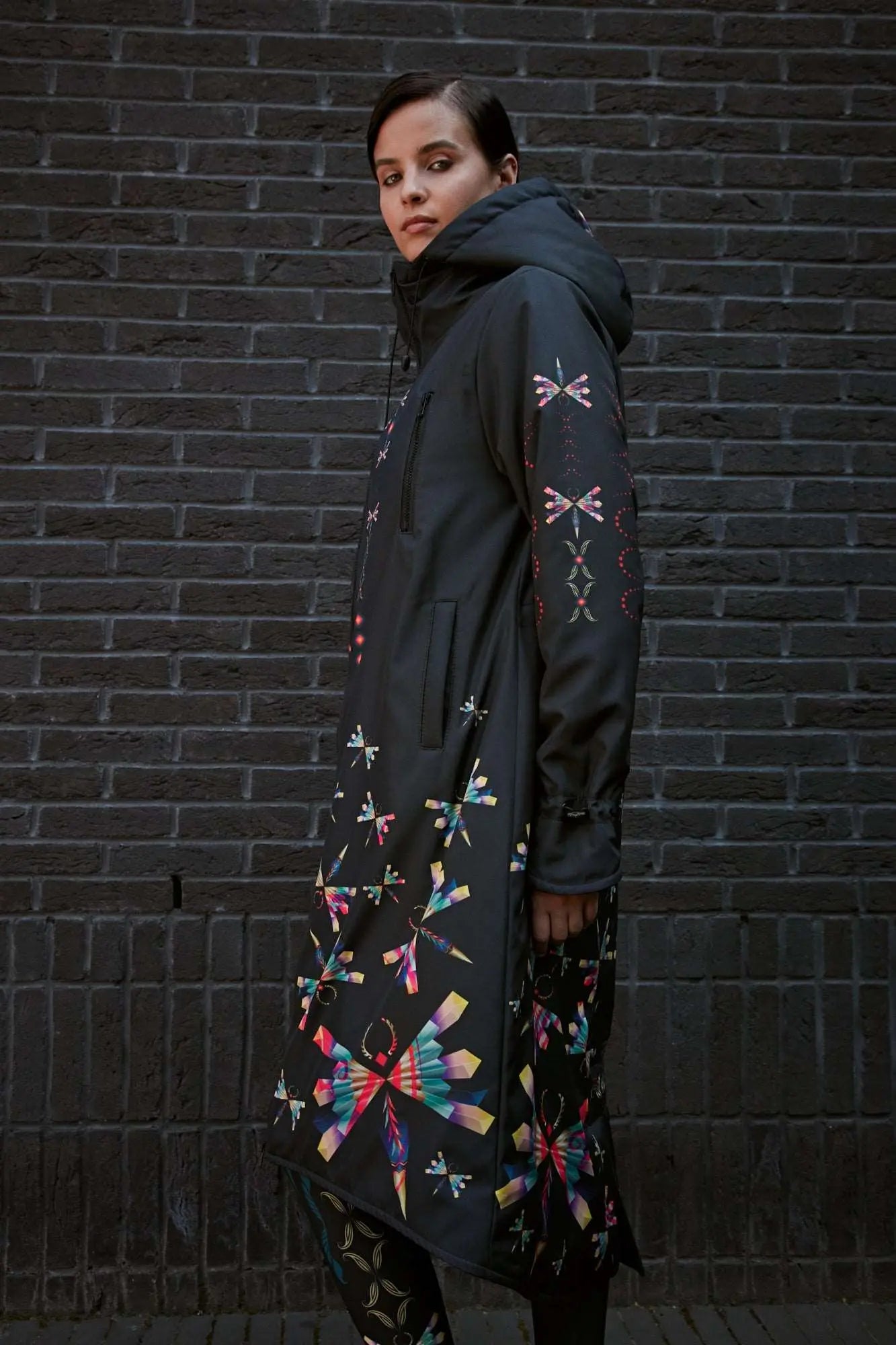 Ariel Black Coat & Free Bag! - COLORAT